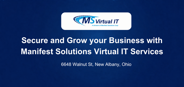 Managed IT Services Columbus, Ohio | Manifest Virtual IT